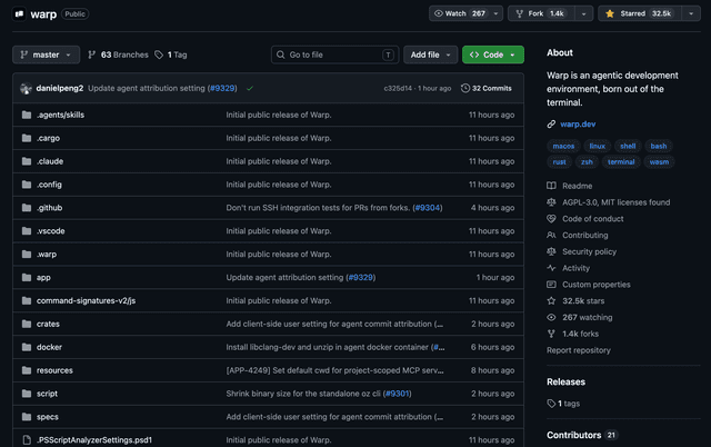 Warp Just Open Sourced Its Agentic Development Environment With AI at ...